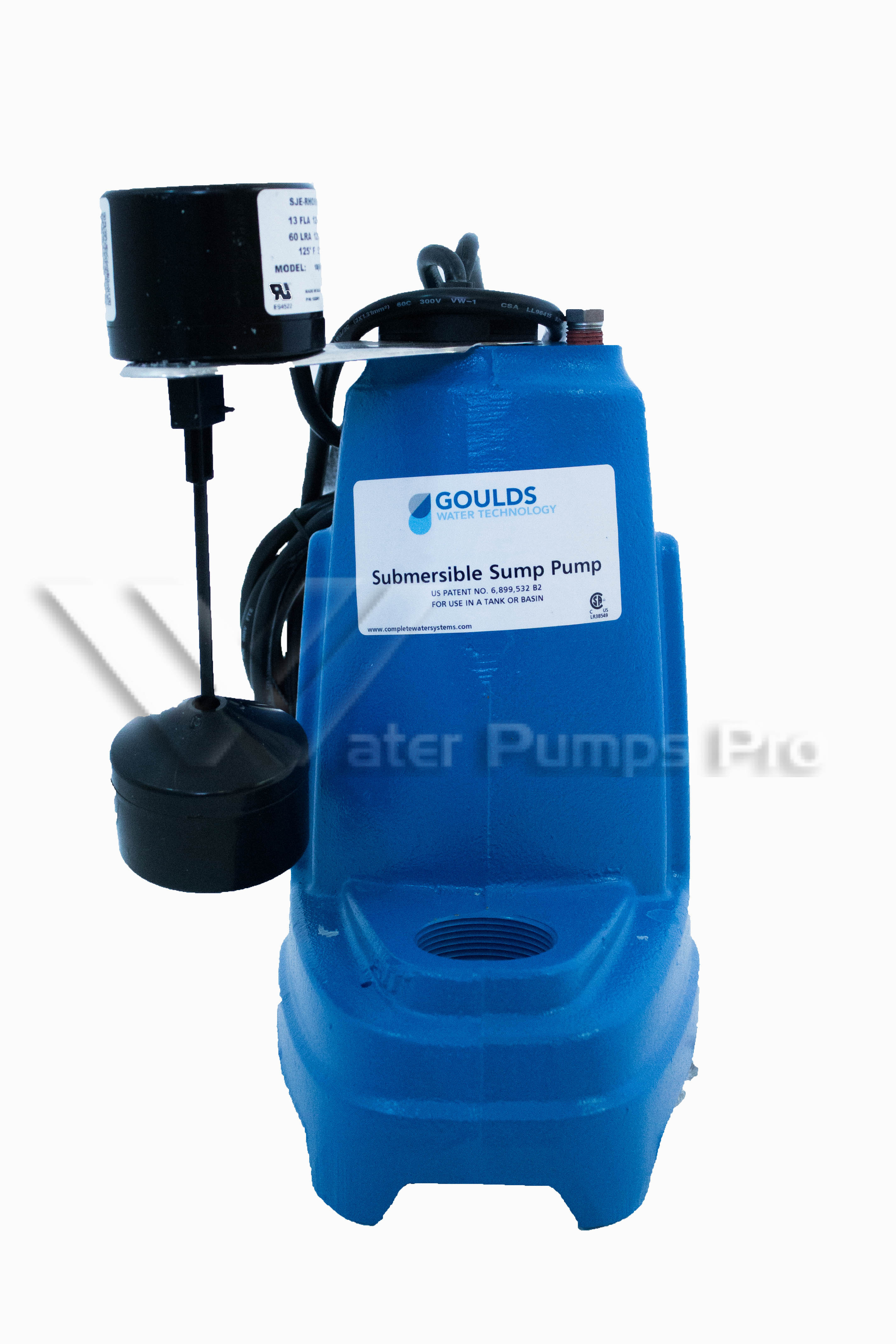 Goulds ST31AV Submersible Sump Pump 1/3HP 115V Sump Thing [ST31AV ...